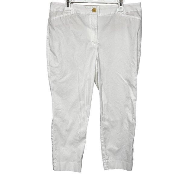 Talbots | Pants & Jumpsuits | Talbots The Perfect Crop Pants 4 White ...